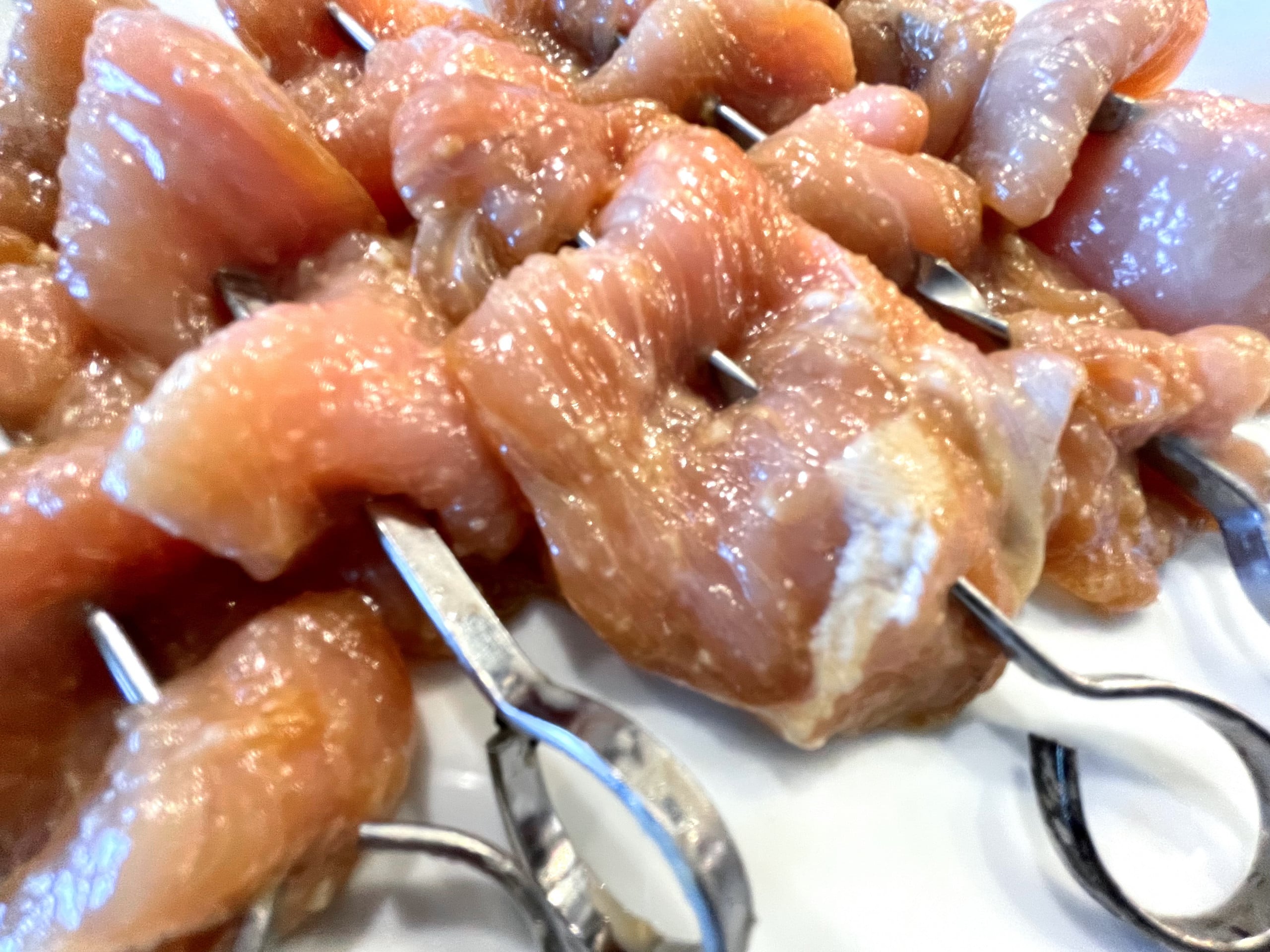 Saté Spieße mit Erdnuss-Dip - Willkommen auf FressFreunde.de